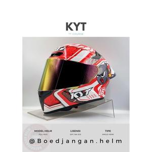 Jual HELM KYT TT COURSE SUPER MARIO FULL FACE - KYT FULL FACE TTC WHITE ...
