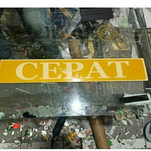 Jual Stiker Tulisan Cepat Bus Truk Jetbus Cutting Sticker Momo Sticker ...