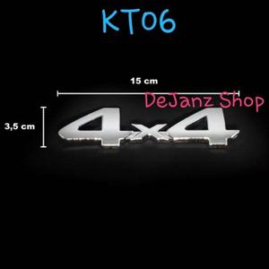 Jual Emblem 4x4 4 x Logo Sticker Lamg Tempelan Stiker Simbol Rata Kecil ...