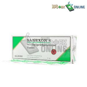 Jual SANEXON 4 MG 1 STRIP 10 TABLET/ METHYL PREDNISOLONE/ ANTI ...