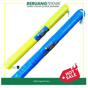 Jual TORA Selang Angin Kompresor Recoil Hose Kuning & Biru 12 Meter ...