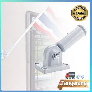 Jual Bracket Tembok Tiang BenderaBracket Holder Tiang Bendera Merah ...