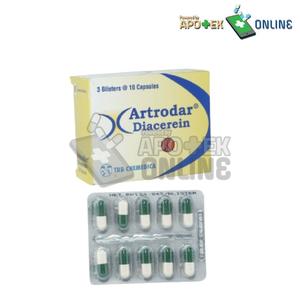 Jual ARTRODAR 50MG TABLET 10'S/DIACEREIN/NYERI SENDI/OSTEOARTHRITIS ...