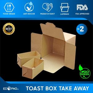 Jual Box Toast - Dus Roti Bakar - Kotak Roti Bakar | KRAFT COKLAT - ISI ...