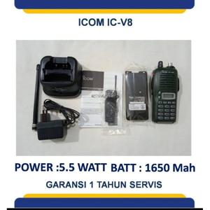 Jual ICOM IC-V8 ht icom v8 jepang radio komunikasi single band vhf ...