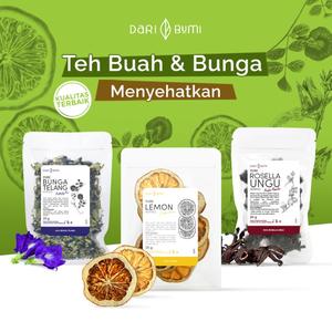 Promo Teh Premium Varian Bunga Dan Buah Kering 25g Dari Bumi - lemon ...