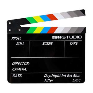 Jual TaffSTUDIO Papan Take Film Profesional Clapper Board Cut Action ...