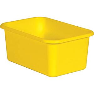 Jual Teacher Created Resources Yellow Small Plastic Storage Bin ...