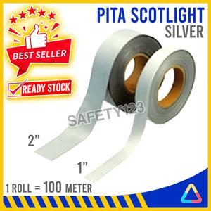 Jual Pita Kain Silver Scotlight Scotlite Reflektor Reflektif Untuk Baju ...
