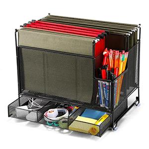 Promo Hanging File Folder Organizer, Letter and Legal Size, Black Cicil ...