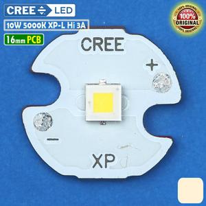 Jual CREE 10W XP-L Hi DayLight 5000K XPL Led Senter Throw Tembak 16mm ...
