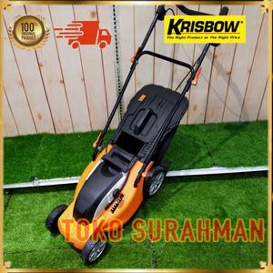 Jual Mesin Pemotong Rumput Dorong Listrik Krisbow 14 inch - Kota ...