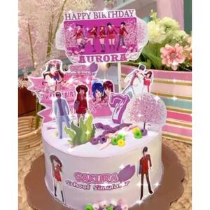 Jual Topper Cake Sakura School Simulator - Kota Surabaya - dawg | Tokopedia
