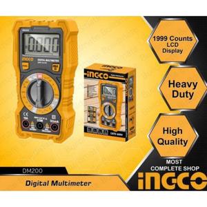 Jual INGCO DM200 DIGITAL MULTIMETER MULTITESTER 600V INGCO - Kota ...