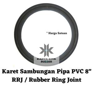 Jual Karet Sambungan Pipa PVC 8 Inch RRJ / Rubber Ring Joint - Kab ...
