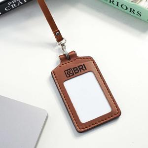 Jual Tempat id card atau name tag kulit logo bank bri termurah,id card ...