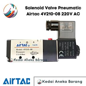 Jual SOLENOID VALVE AIRTAC 4V210-08 4V210 08 220V AC / 24V DC PNEUMATIC - Kota Denpasar - FLOIRA ...