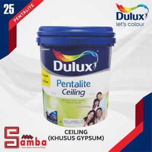 Jual Dijual Dulux Pentalite Ceiling 25 Kg / Cat Plafon / Cat Gypsum ...