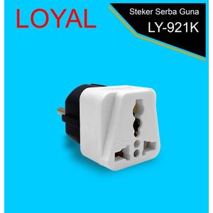 Jual LOYAL LY-921K OVER STEKER SAMBUNGAN COLOKAN LISTRIK 3 KAKI GEPENG ...