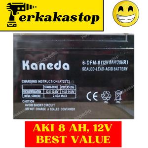 Jual Aki Kering Sprayer Elektrik 12V 8AH KANEDA/Baterai Alat Semprot Hama - Kota Balikpapan ...