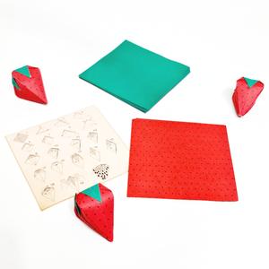 Jual SOS Origami Strawberry 9x9 / Kertas Lipat / Kertas Origami ...