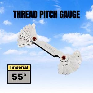 Jual Alat ukur pitch ulir drat screw thread pitch gauge - 60 derajat ...