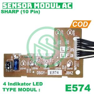 Jual Modul Sensor AC Tipe E574 (10 Pin) - Merk SHARP [NEW] - Kota Cilegon - Sarana Teknik Mulia ...