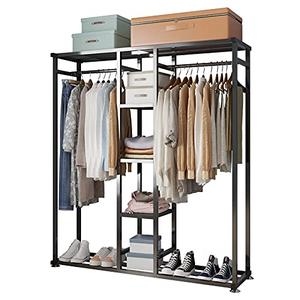 Jual UDEAR Metal Garment Rack,Freestanding,Open Wardrobe - Jakarta ...
