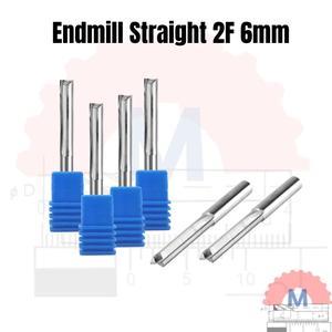 Promo Endmill 2F Lurus 6mm Carbide 6 mm straight end mill cnc router ...