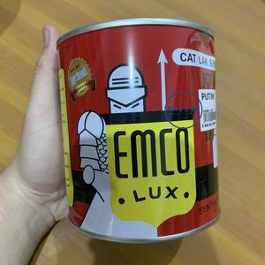 Jual Asli 100 Cat Emco Lux 1kg Hitam Putih - Untuk Besi Kayu Lak ...