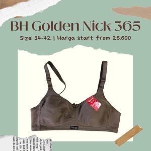 Jual Bra Golden Nick 365 - Tanpa Busa Tanpa Kawat Kait 2 Sport Bra ...