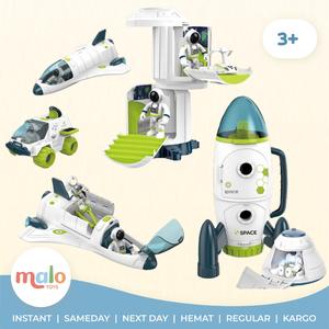 Jual Space Set Shuttle Space Station Car Rocket Aviation Model Rover ...