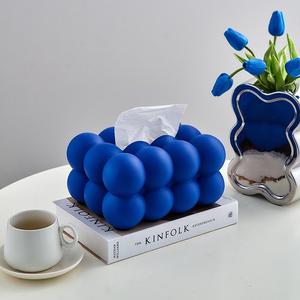 Jual Tempat Tissue Boba exclusive warna natural blue untuk meja kerja ...