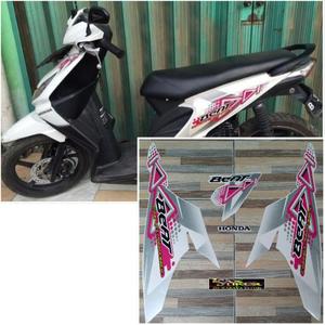 Jual striping original Honda beat karbu putih tahun 2010 2011 - Kota ...