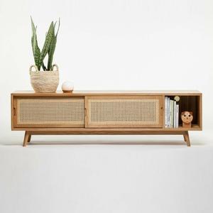 Jual Meja Tv Kayu Jati Pintu Sliding Rotan Jepara - Kab. Jepara - Seni ...