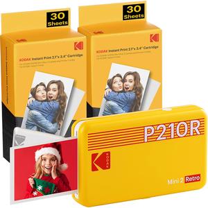 Jual KODAK Mini 2 Retro Portable Instant Photo Printer Real Photo - Kab ...