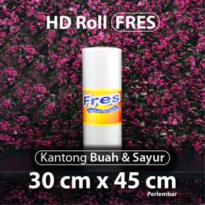 Jual Plastik HD Roll FRES 30 x 45 cm 20 micron - 2 kg - Kantong Buah ...
