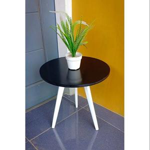Jual Meja scandinavian meja minimalis hitam putih/putih putih - Jakarta ...