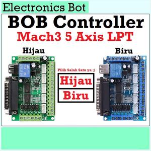 Jual Viral [EBS] BOB Controller CNC Mach3 LPT Pararel Module Mesin 5 ...