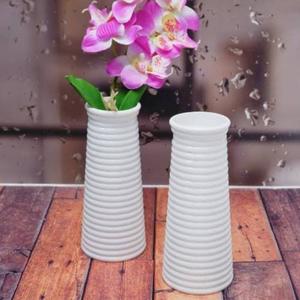 Jual VAS BUNGA STRIP ULIR TINGGI / POT BUNGA MINIMALIS PLASTIK ...