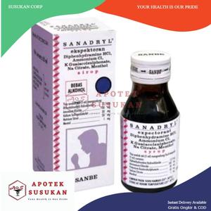 Jual Sanadryl Expectorant Sirup 60 ml Obat Batuk Berdahak - Kab ...