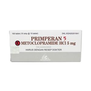 Jual PRIMPERAN 5 MG 10 TABLET / MUAL / MUNTAH - Jakarta Pusat - Century ...
