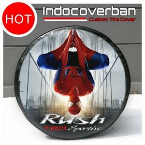 Jual Cover ban sarung ban serep mobil Toyota Rush gambar Spiderman 2 ...