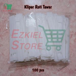 Jual Klip Roti Tawar isi 100 pcs / Penjepit Plastik - Putih - Jakarta ...
