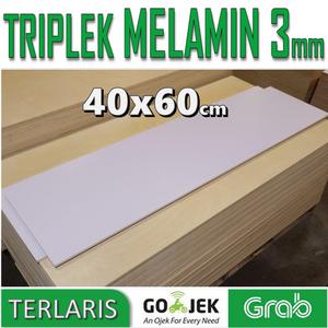 Jual Triplek Melamin Putih Melaminto 3mm 40x60 cm - Kab. Bogor ...