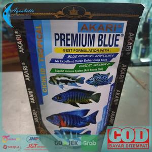 Jual AKARI PREMIUM BLUE CICHLID 100 GRAM TROPICAL FISH - Jakarta Utara ...