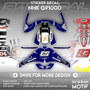Jual Sticker Decal Helm NHK GP1000 Part 1 | DECAL HELM | DECAL FULL ...