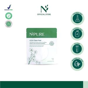 Jual NPURE Cica Clear Pad Sachet (1 Dus isi 5 sachet) - 1 pad - Jakarta ...