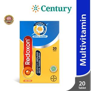 Promo REDOXON DOUBLE ACTION TWINPACK 20 TABLET / Daya Tahan / Vitamin C ...