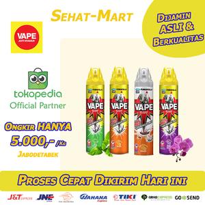 Jual VAPE OBAT NYAMUK SEMPROT AEROSOL 600ML - GREENTEA - Jakarta Pusat ...